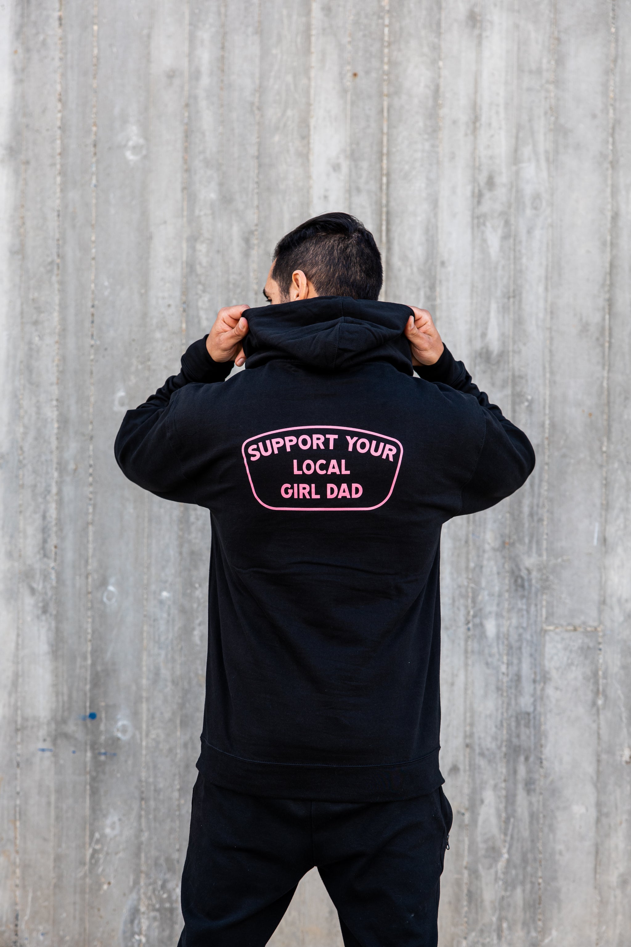 Girl Dad Hoodie - Dumbbells, Deadlifts, & Daughters | DadBod Apparel