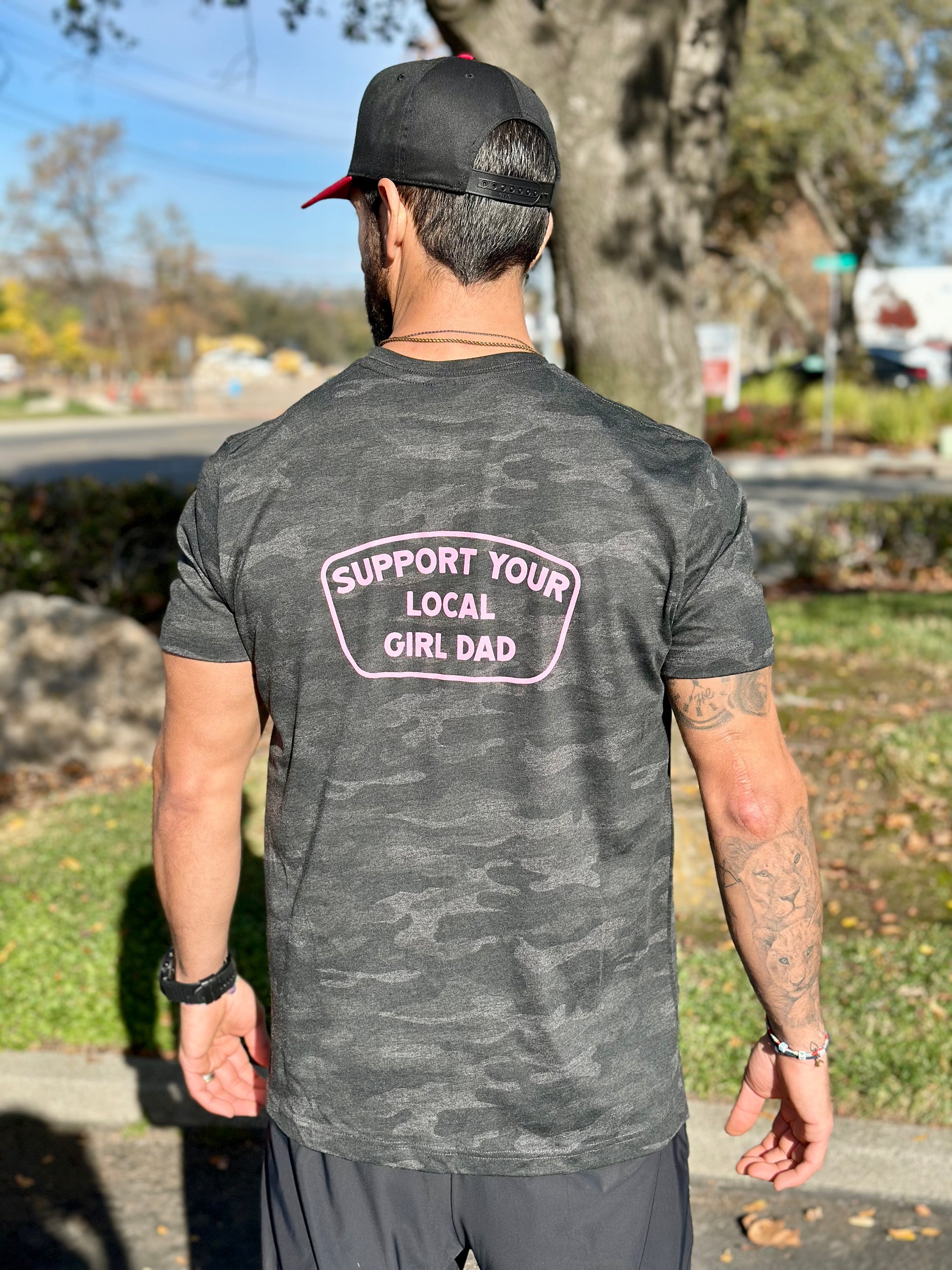 Girl Dad Shirt - Green Dad Shirt - Support Your Local Girl Dad Shirt ...