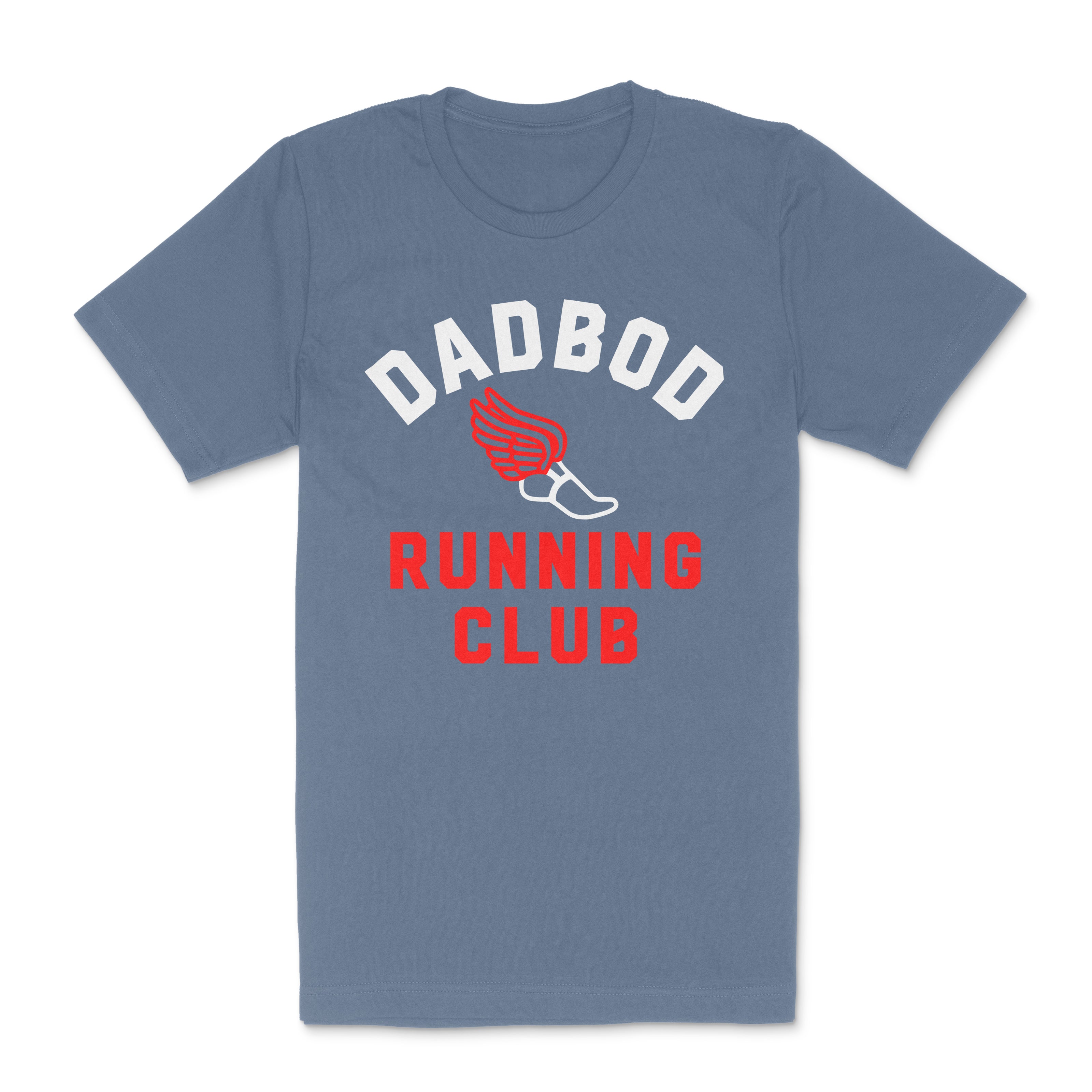 Shirt for Dads Who Run | Light Blue and Black Running Shirt